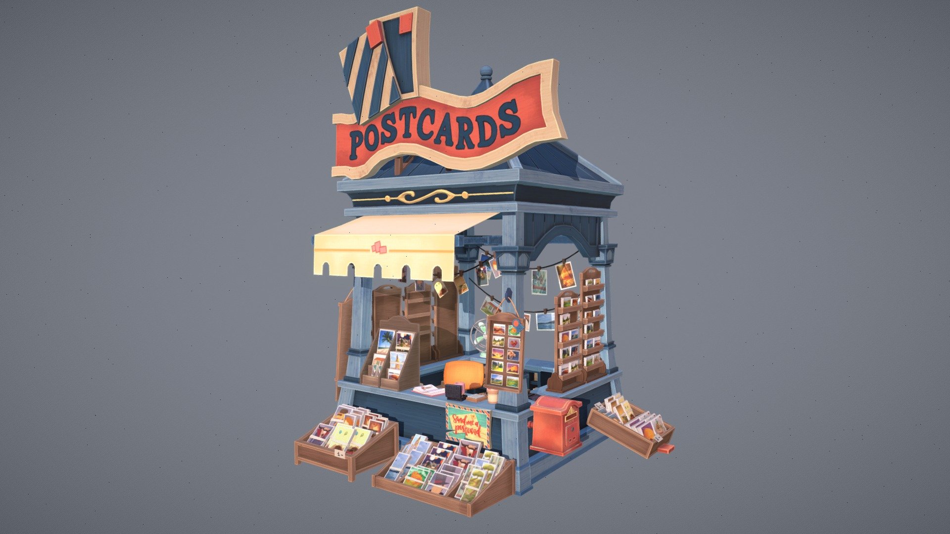 Post Office - 3D model by Anjou (@anjou20) [c563002] - Sketchfab