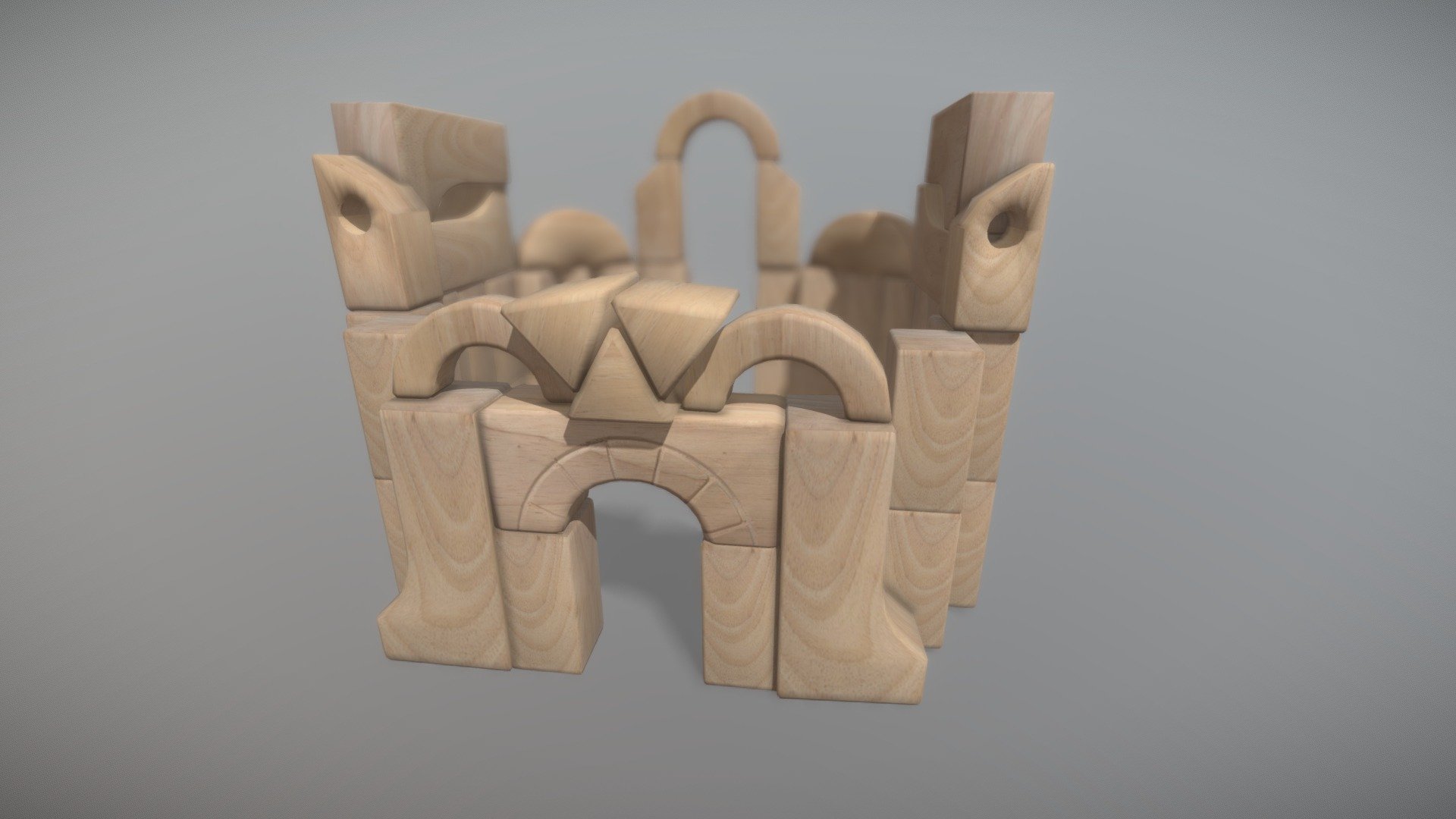 Unit Block Castle - Download Free 3D model by tylernielson18 [c563934 ...