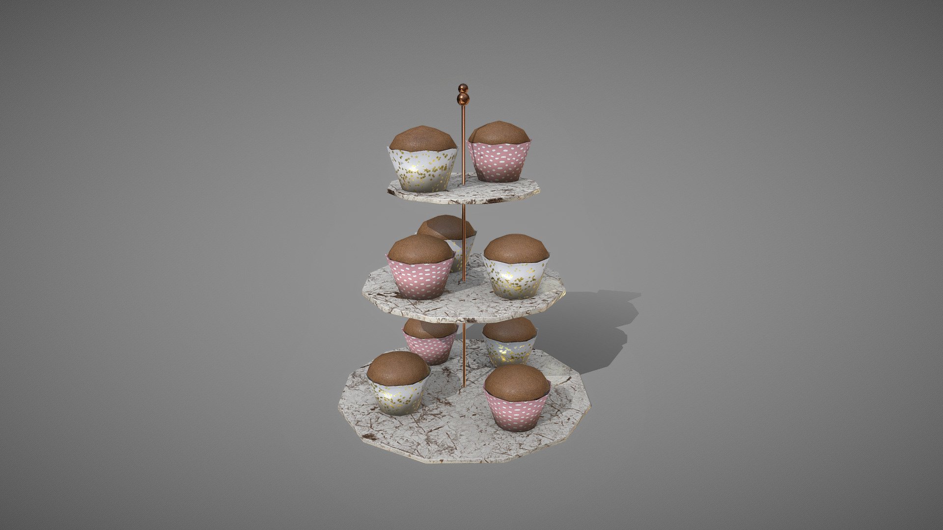 Muffin Tower - Download Free 3D model by amapola.r [c56444c] - Sketchfab