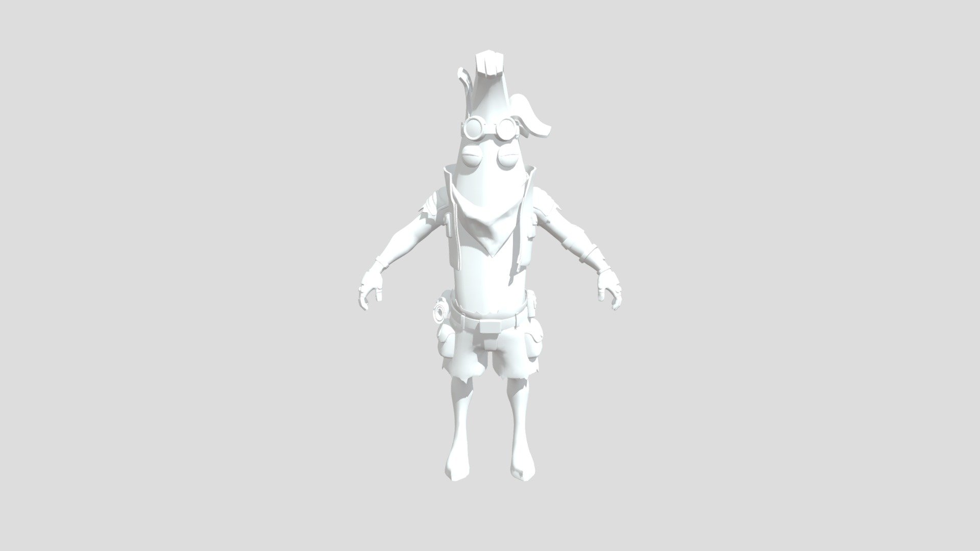 Adventure Peely - 3D model by 3D-tisk [c564458] - Sketchfab