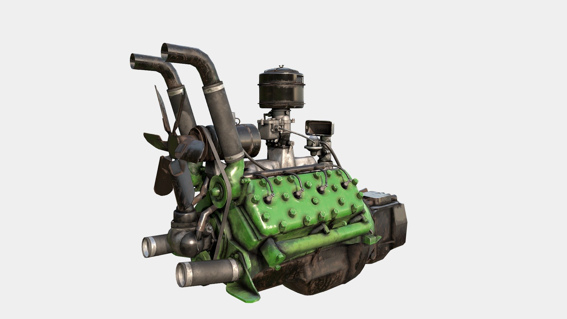 Legendary Ford Flathead - 3D model by vibo31d [c5647ac] - Sketchfab