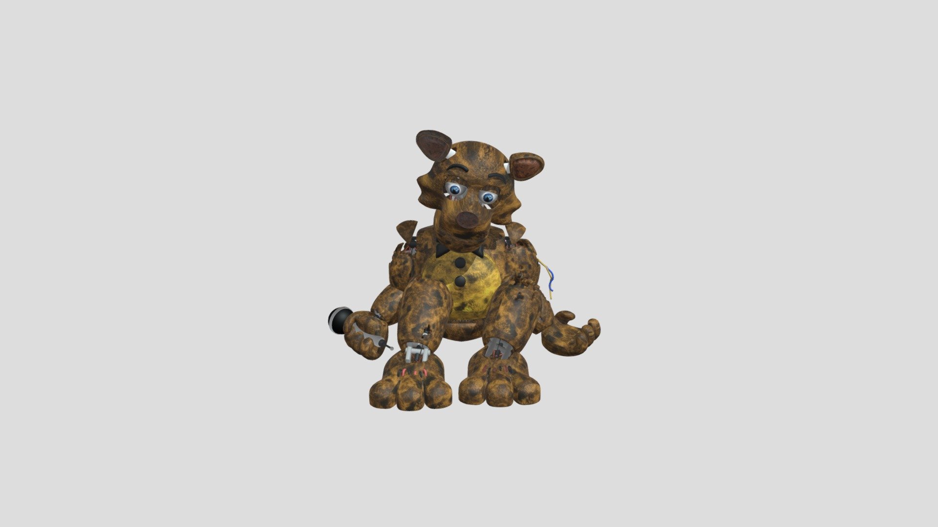 Withered Cool Cat - Download Free 3D model by Justonequestion [c564f68 ...