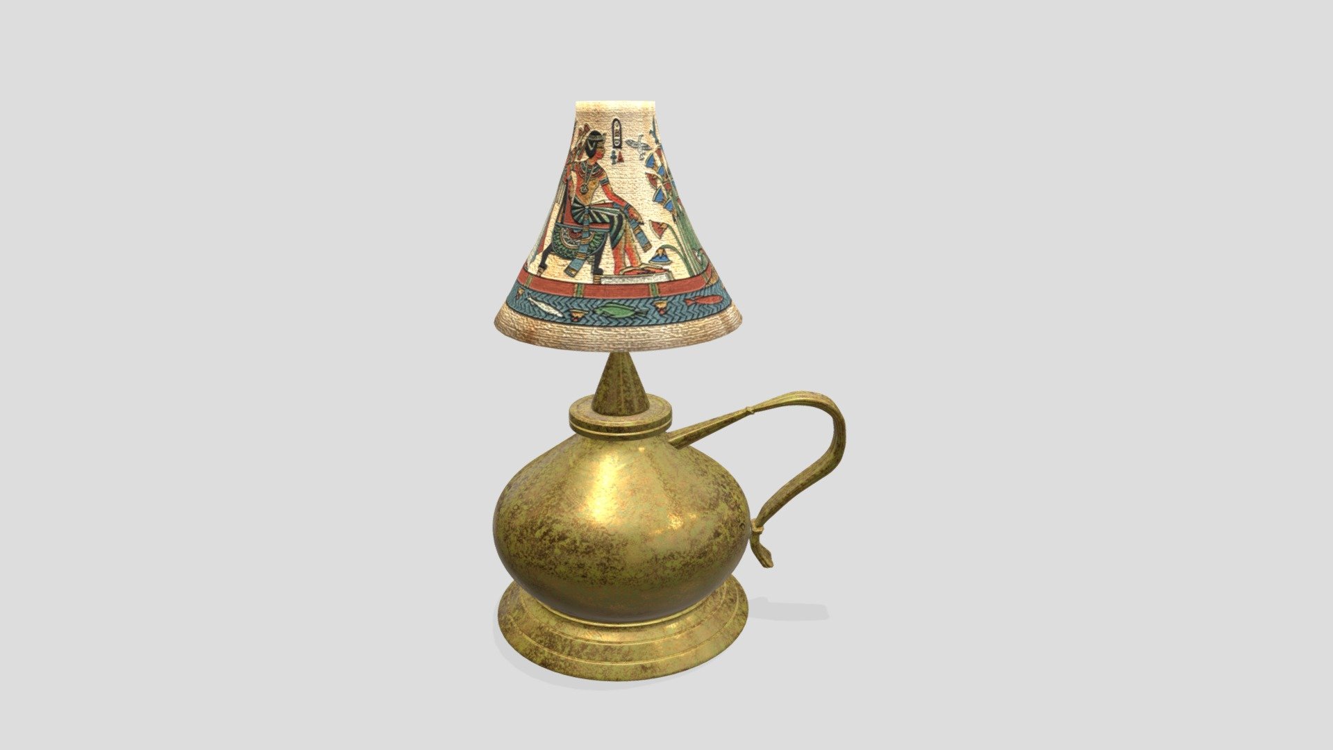 Antique table lamp - 3D model by jenias777 [c564f69] - Sketchfab