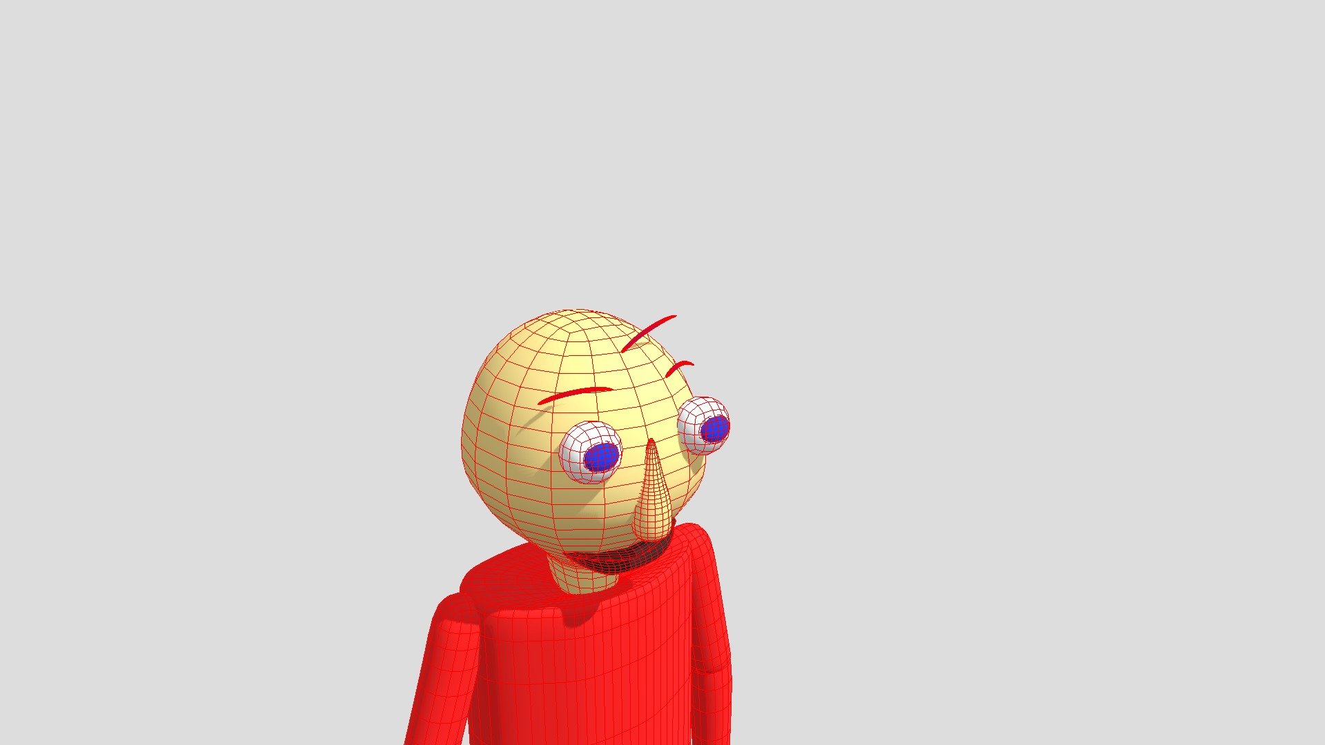 reverse colored baldi - Download Free 3D model by MustyDucky [c565293 ...