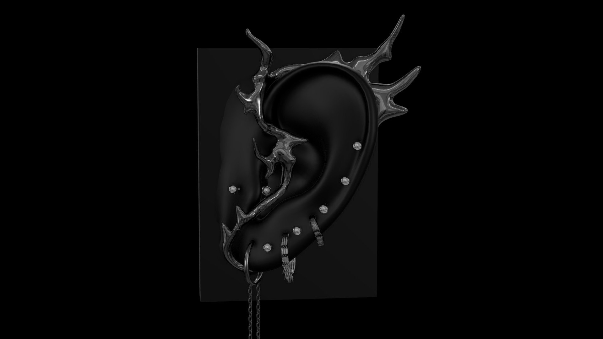 Piercings and earrings / Jewelry - Buy Royalty Free 3D model by 4145K4N ...