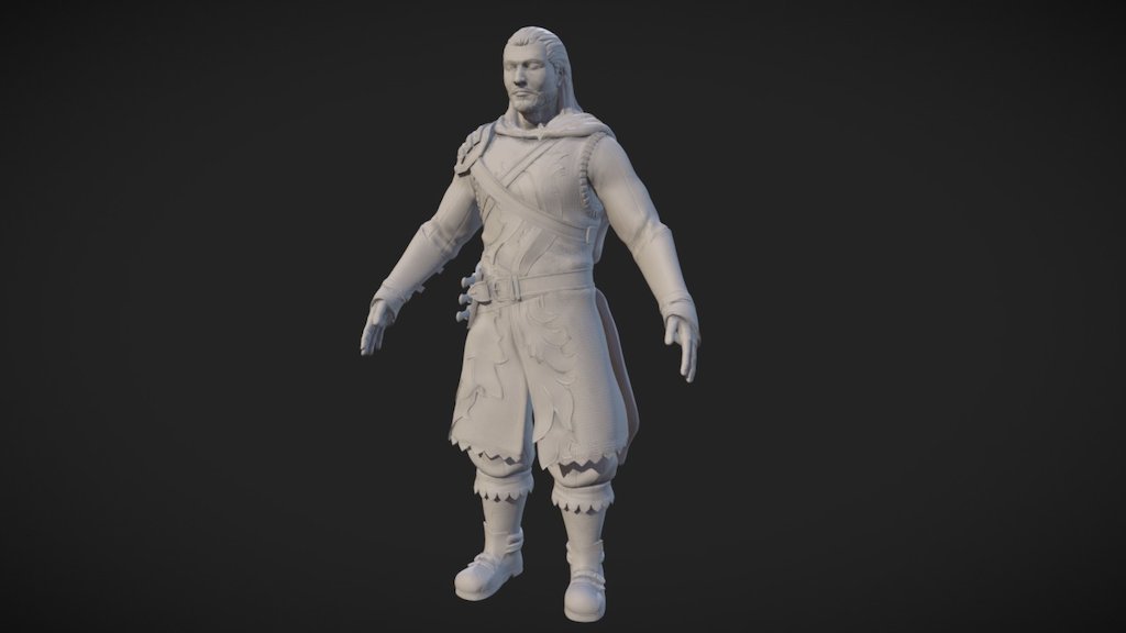 Lewis - WIP - 3D model by Ikeru (@azrail) [c5658a7] - Sketchfab
