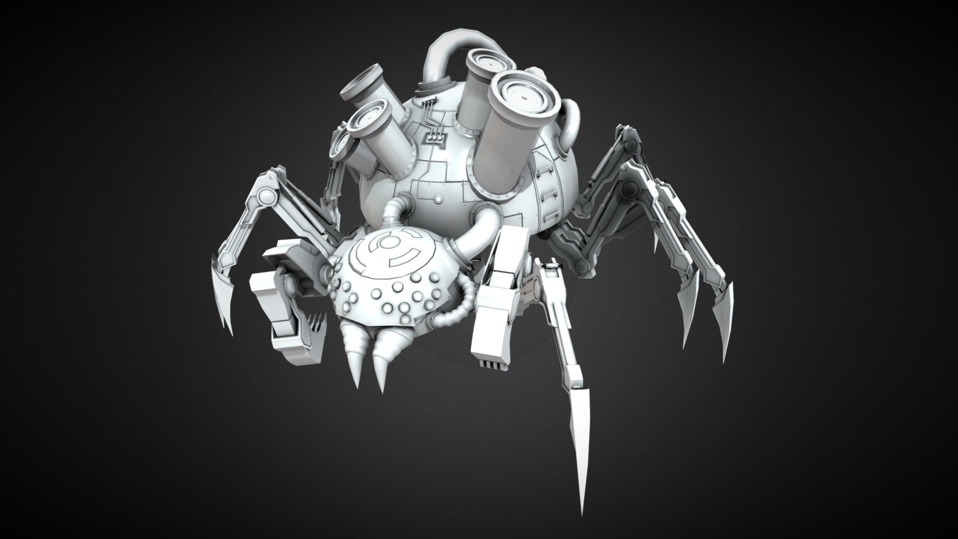 Spider_Mech_Animation - 3D model by PJdoes3D [c566794] - Sketchfab
