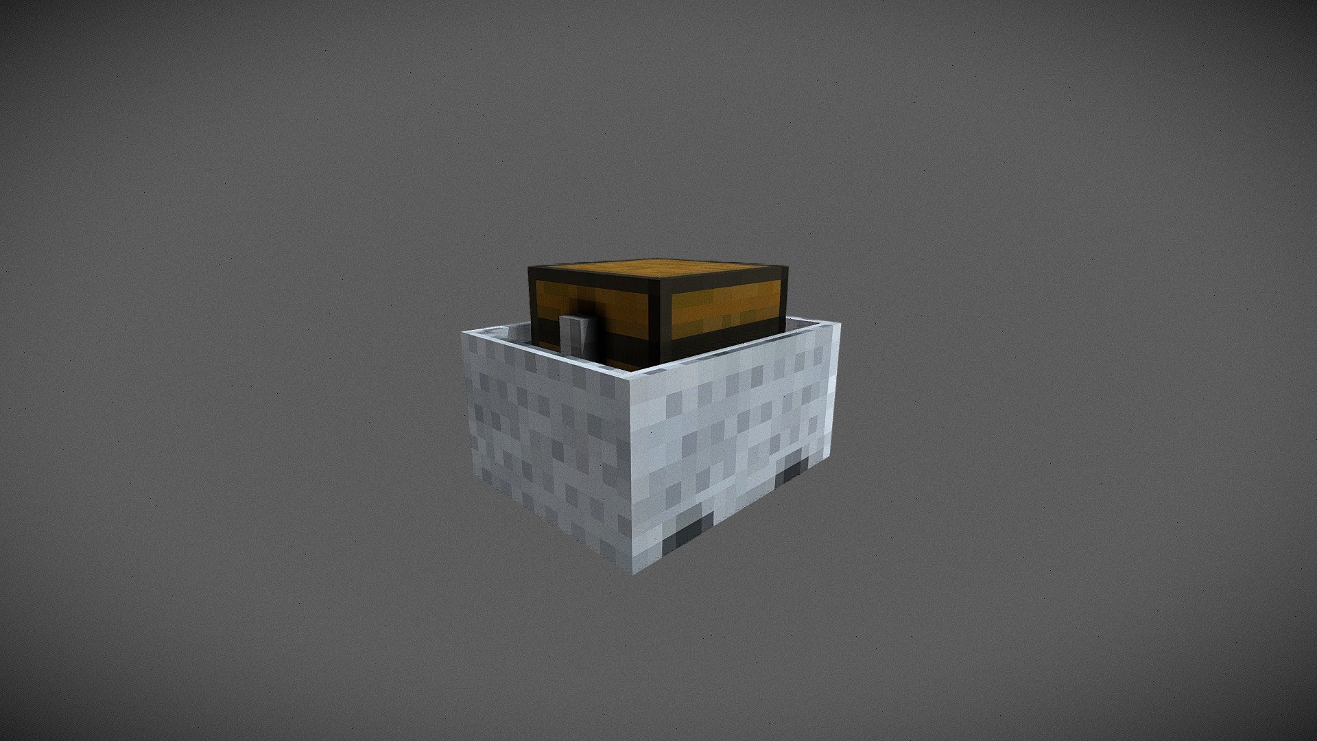 [REALISTIC ANIMATION] Minecraft Minecart - 3D model by Rockpaperperson ...