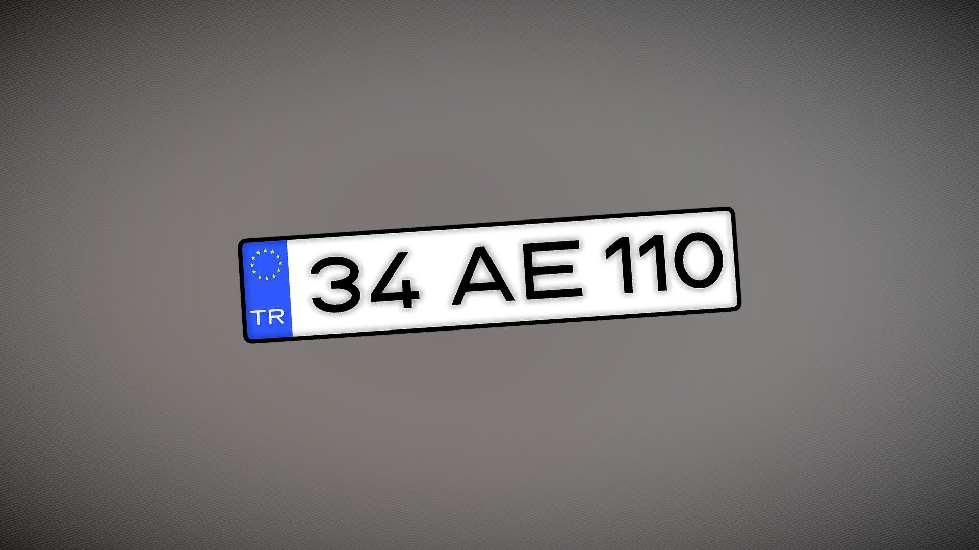 Car Plate Editable Interchangeable License Plate - Download Free 3D ...