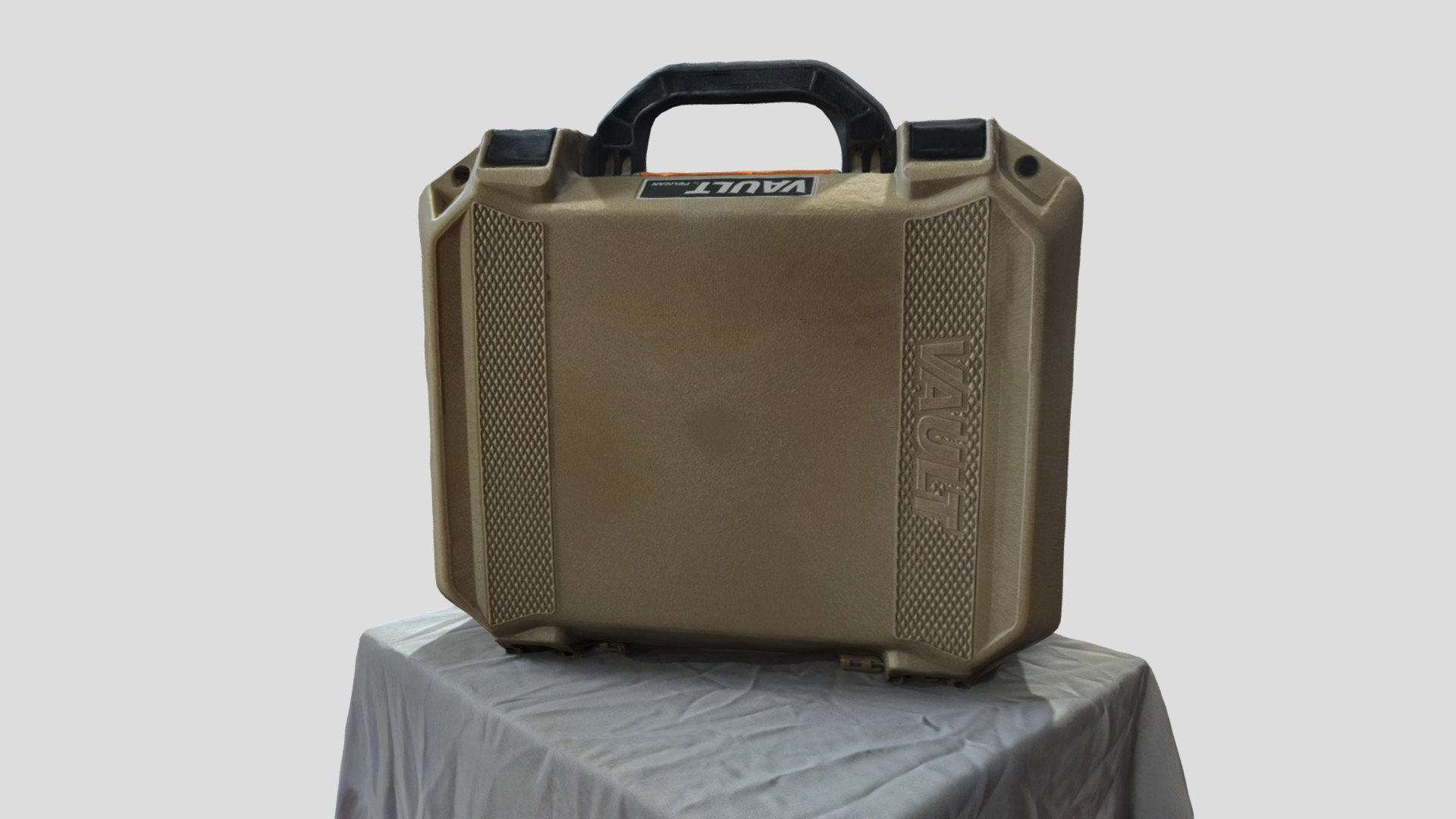Small Pelican Vault Case on Pedestal - Download Free 3D model by ...