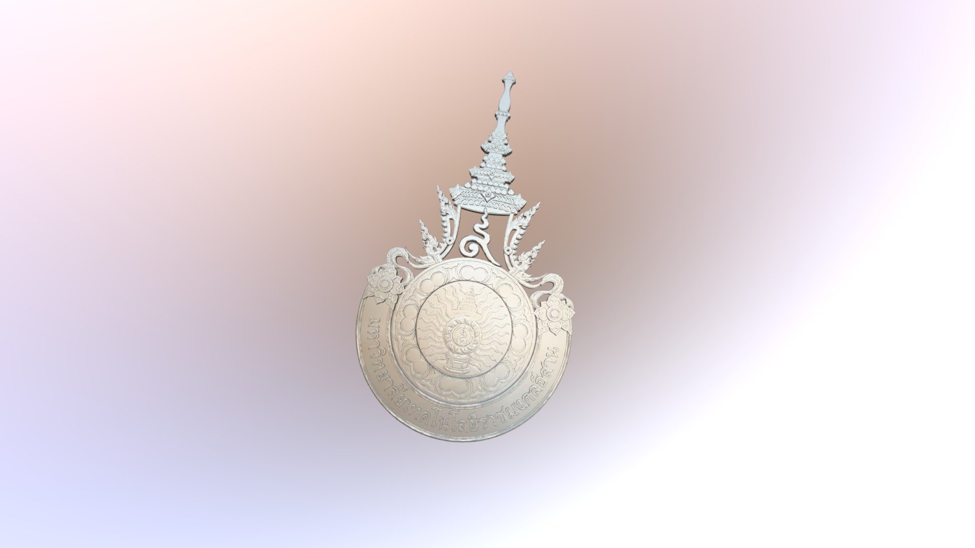 Logo RMUTI 3D model - 3D model by m00wan [c5686c2] - Sketchfab