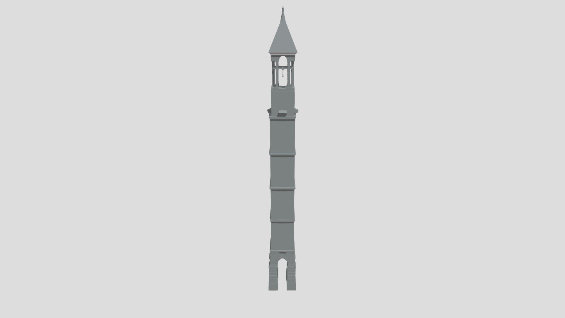 Bell Tower - 3D model by emdmiller [c5696b8] - Sketchfab