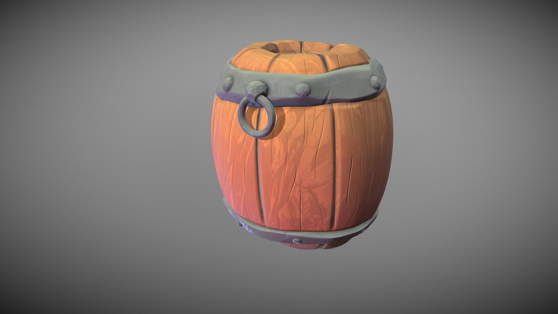 Stylized Barrel - 3D model by Yatta (@YattaGD) [c56a1bd] - Sketchfab