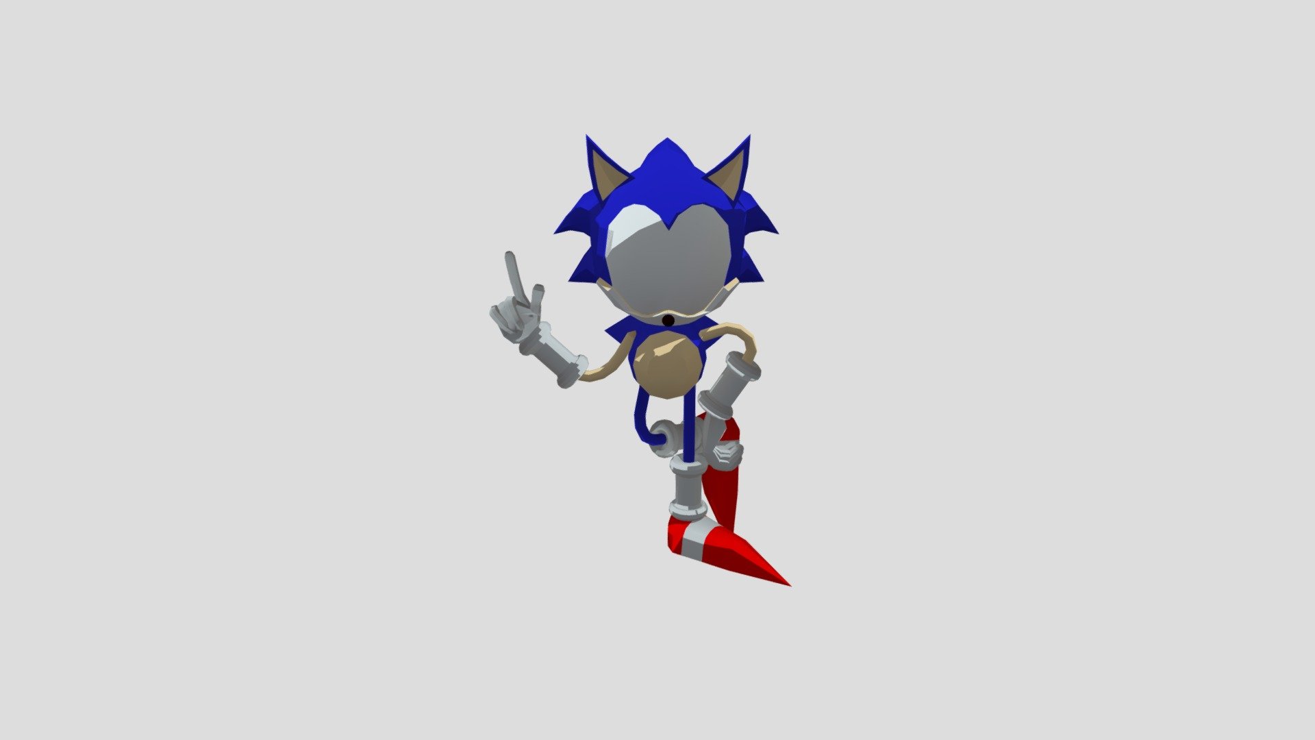 Idlesonic - Download Free 3D model by iongkecilmeow [c56ab8a] - Sketchfab