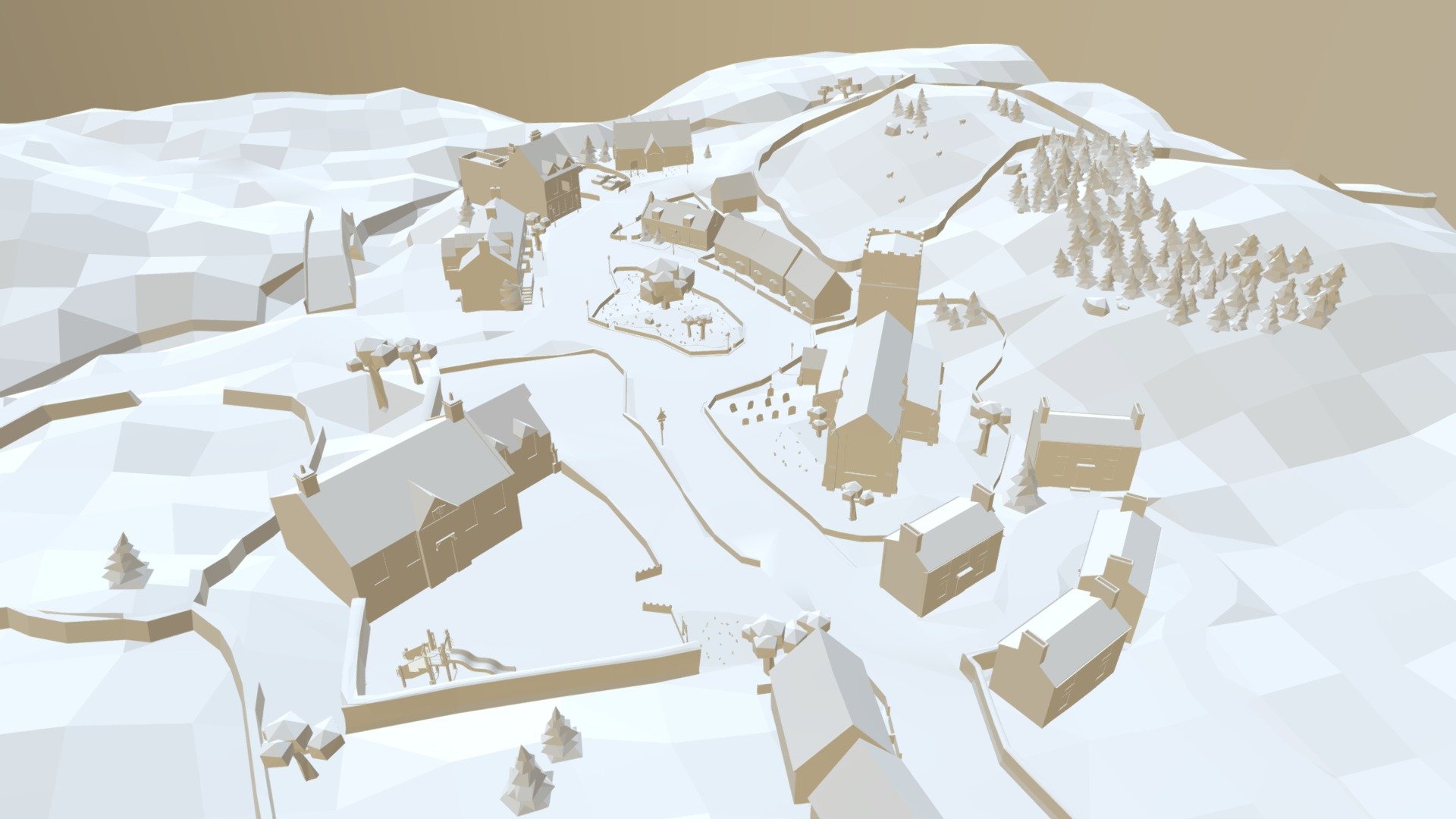 VILLAGE - 3D model by AYLA (@jp.patton) [c56b23e] - Sketchfab