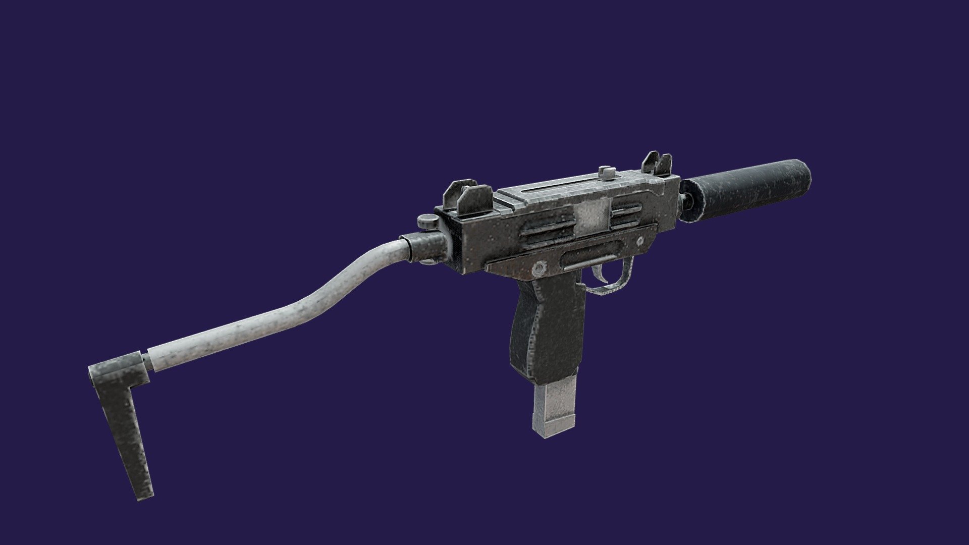 UZI submachine gun - Download Free 3D model by Jusai (@nurbolnygmanov ...