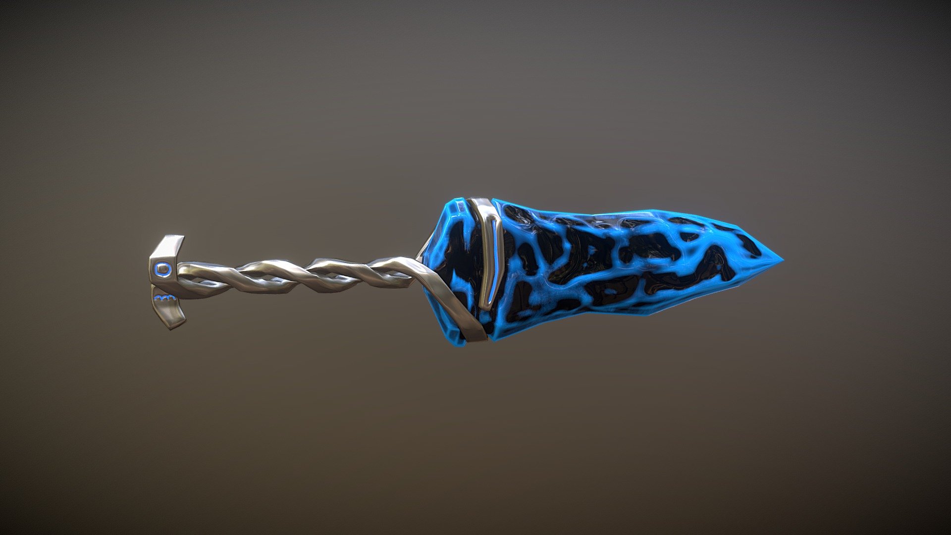 Fantasy Obsidian Dagger - 3D model by DimLitStudio [c56d44a] - Sketchfab
