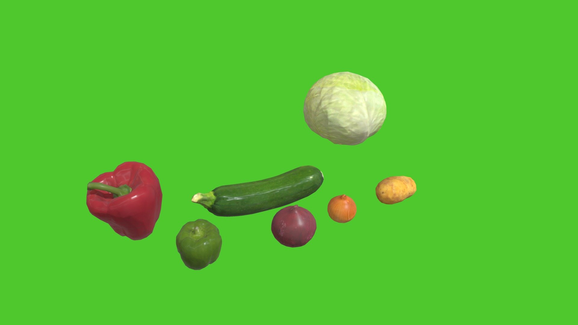 free__fruits_and_vegetables_pack_cs2 (1) - Download Free 3D model by ap ...