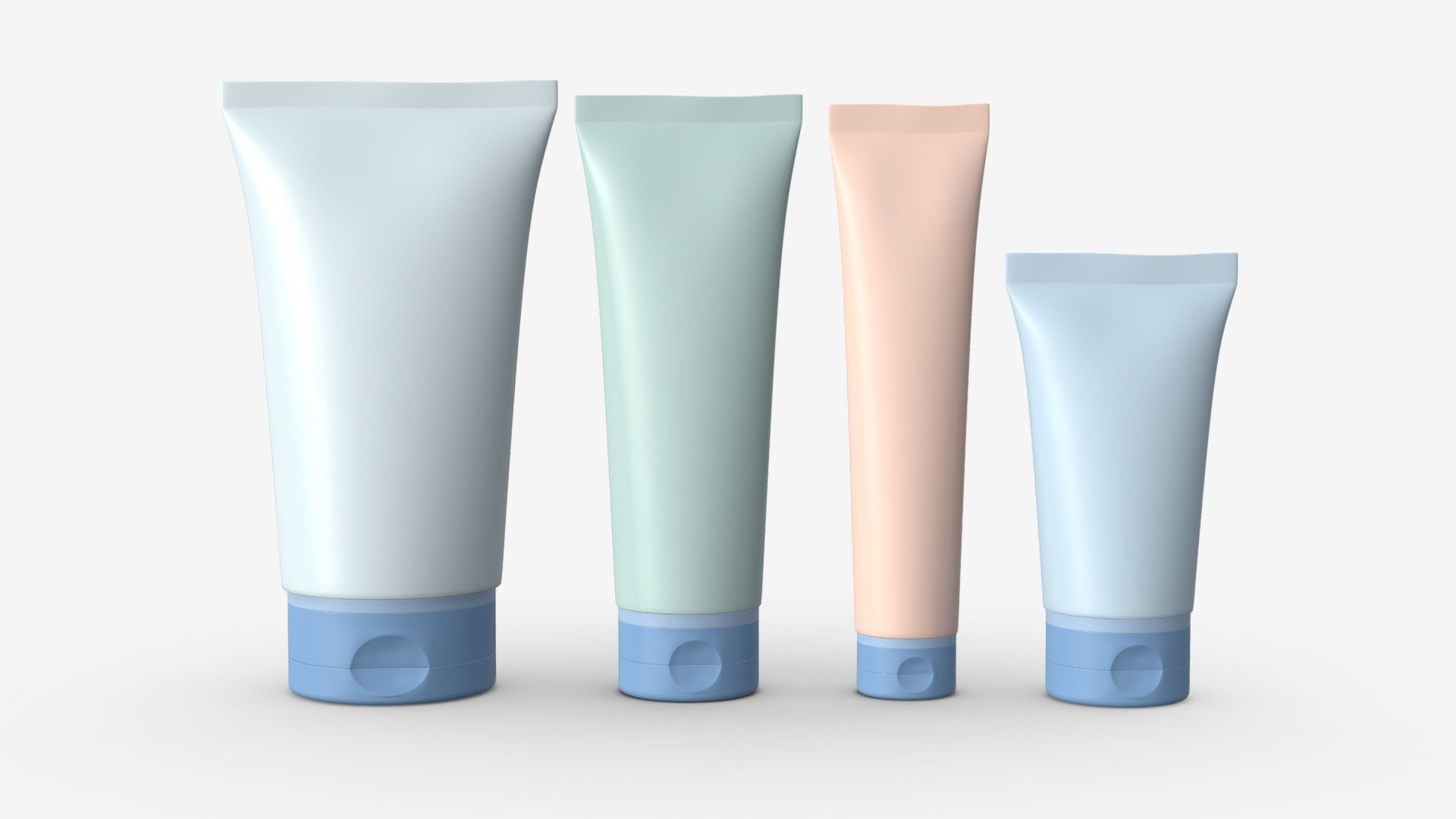 Cosmetics tube set 01 mockup - Buy Royalty Free 3D model by HQ3DMOD ...