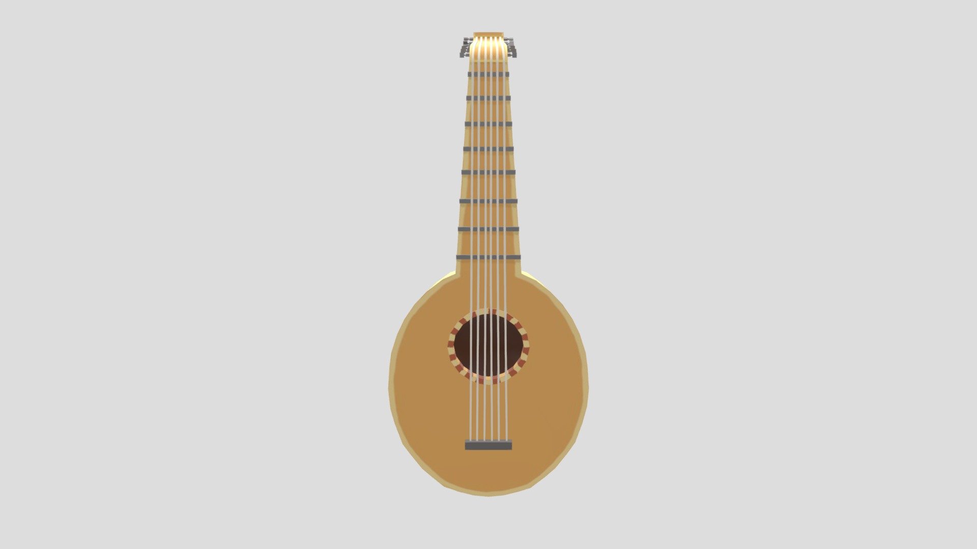 Lute - 3D model by aiirshiip [c571e46] - Sketchfab