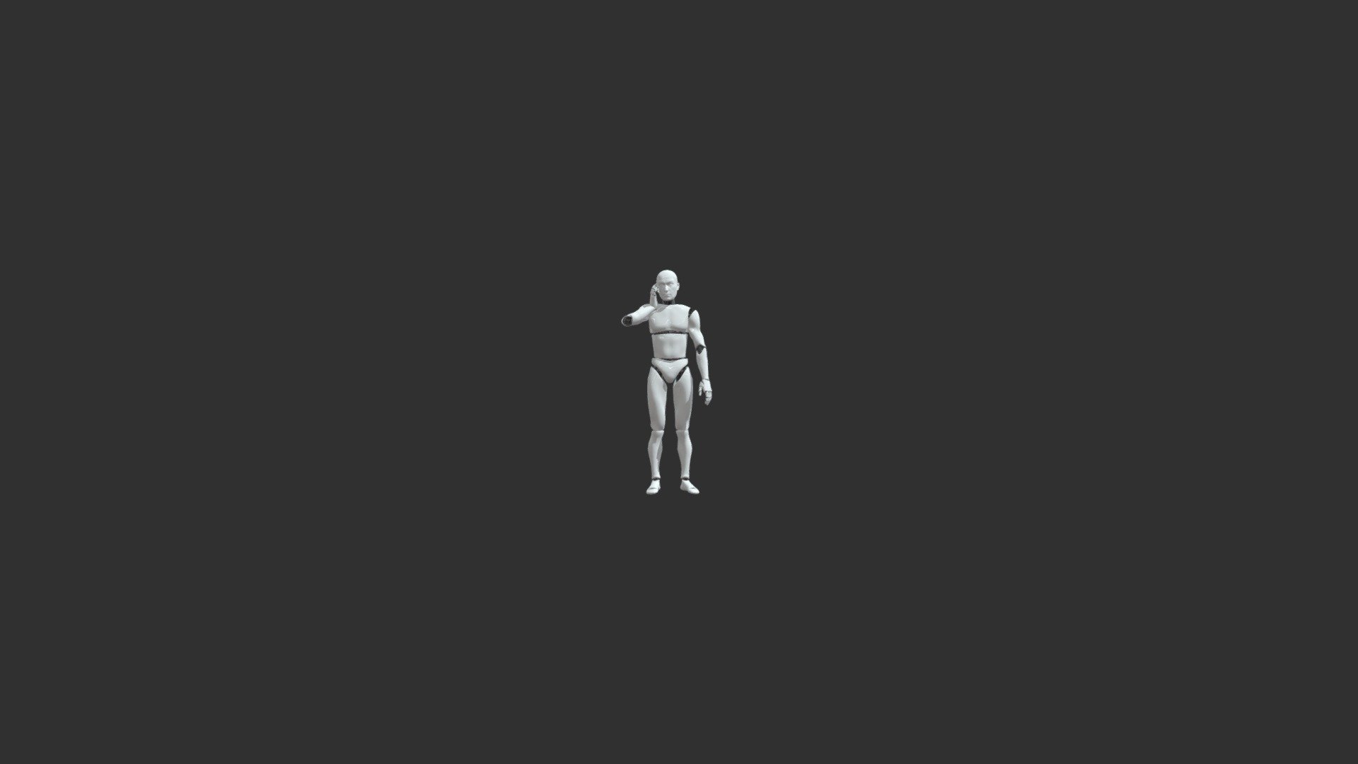 Talking On The Phone - 3D model by Animmade71 [c5721bb] - Sketchfab