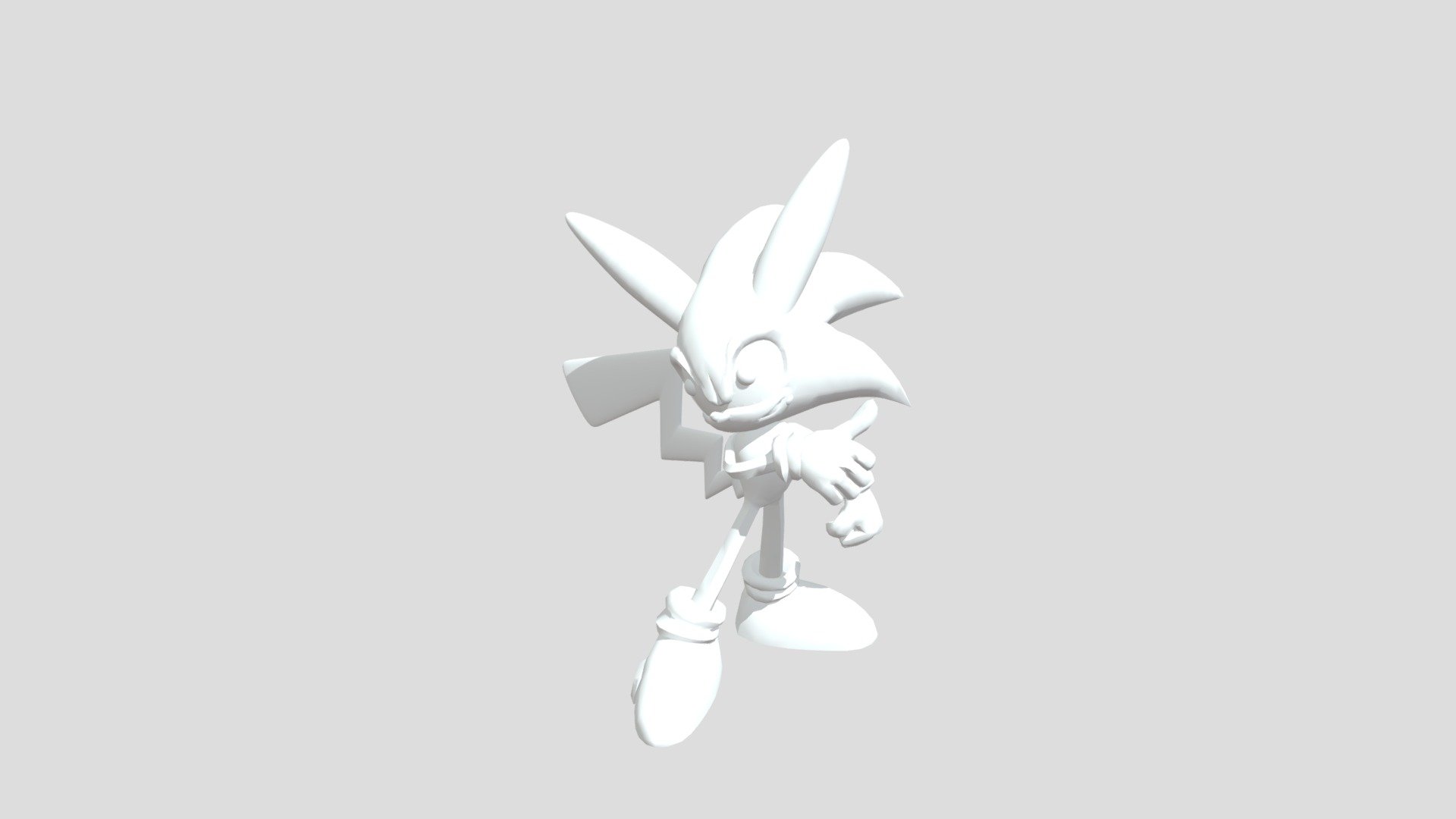 Sonichu - Download Free 3D model by iotokoadile [c572563] - Sketchfab