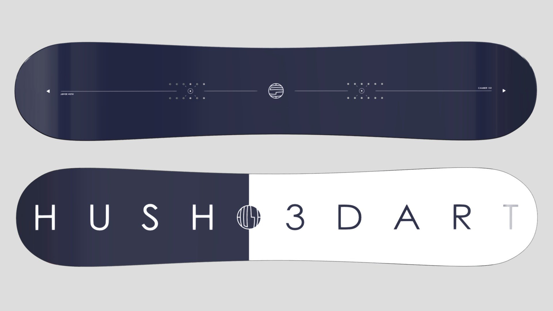 SnowBoard Camber 152 - Buy Royalty Free 3D model by HUSH 3DART ...