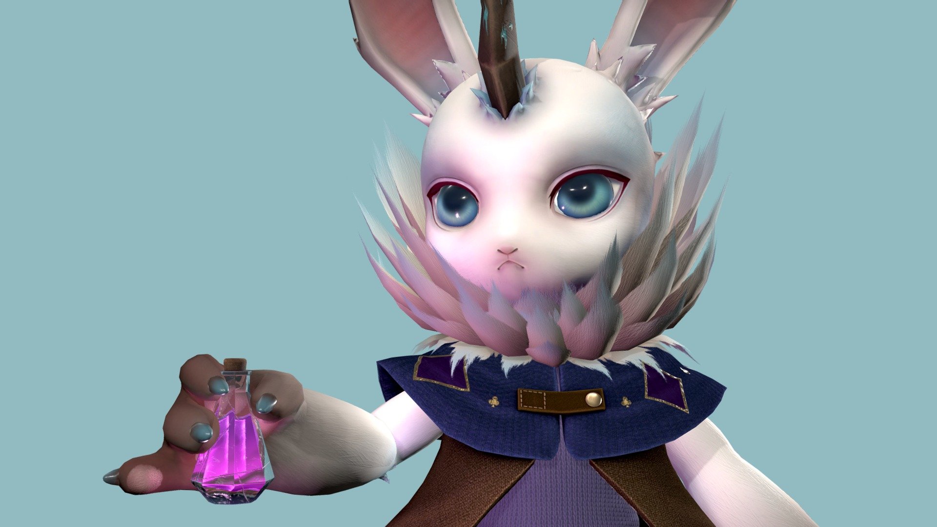 Fantasy Rabbit - 3D model by PaigeyLeighWolf [c5734f7] - Sketchfab