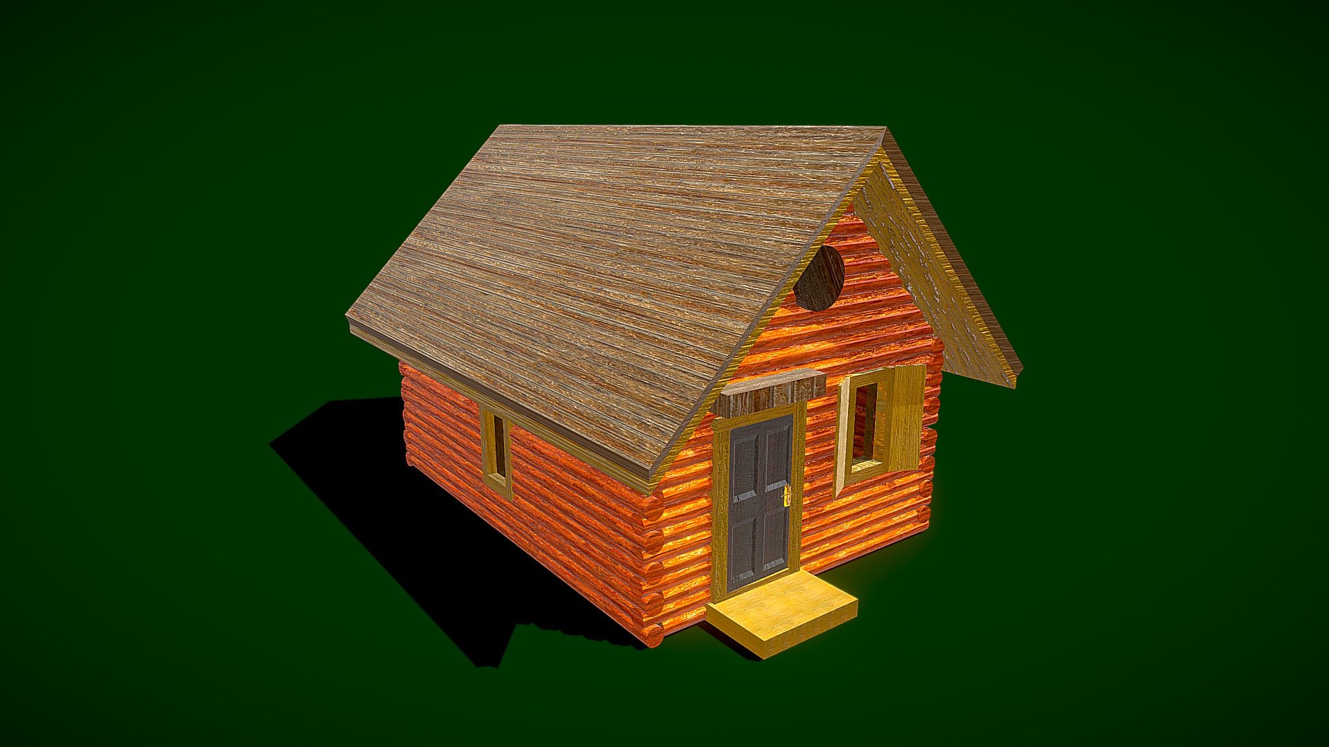 Log Cabin 2 - Download Free 3D model by rhcreations [c574f93] - Sketchfab
