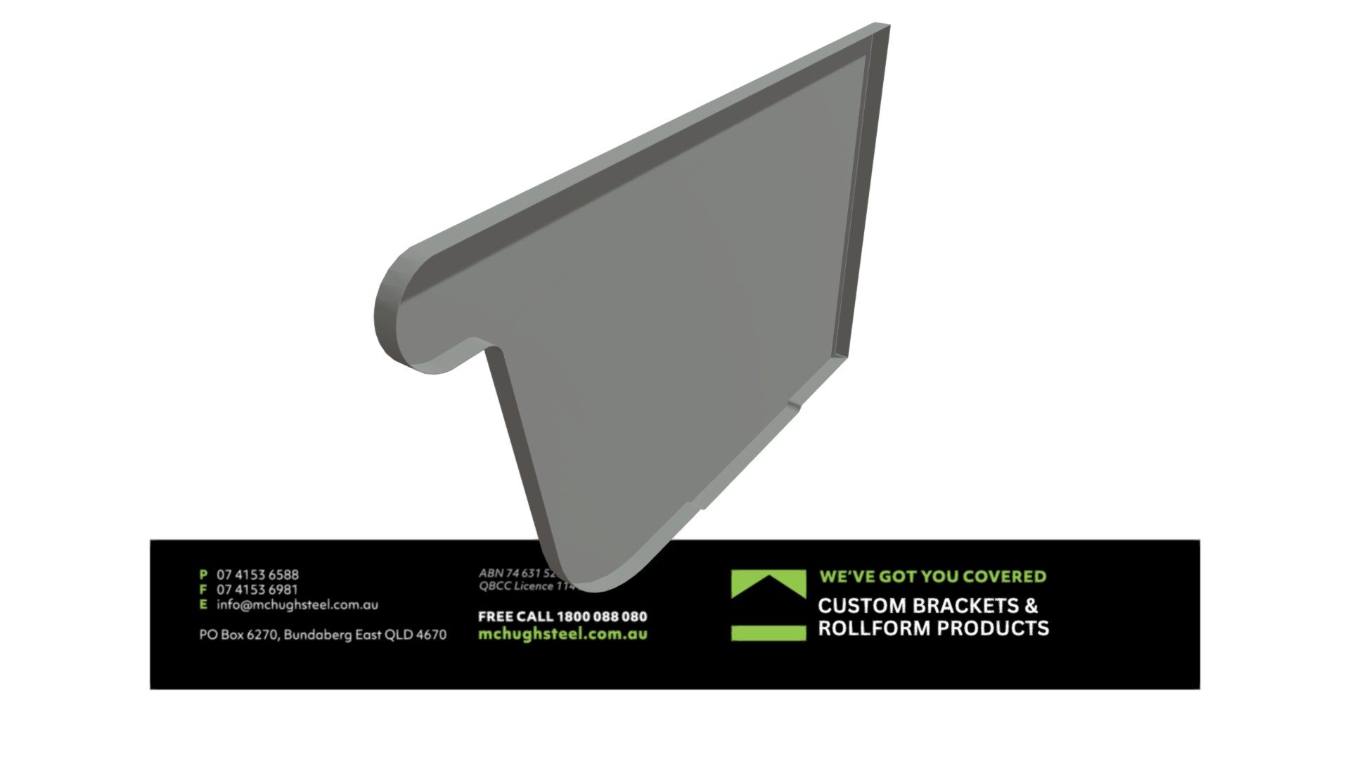 CQSELHWB McHugh Quad 125 Stop End Left Hand Wall - 3D model by ...