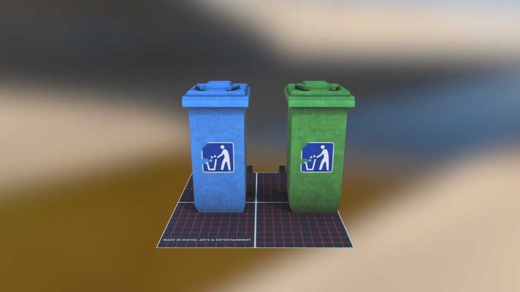 prop_garbage bin - 3D model by darwyn (@baserun) [c57b190] - Sketchfab