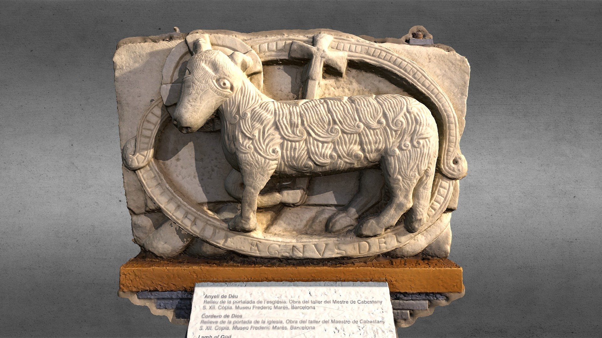 Agnus Dei - Sant Pere de Rodes - 3D model by ab-studio [c57becd ...