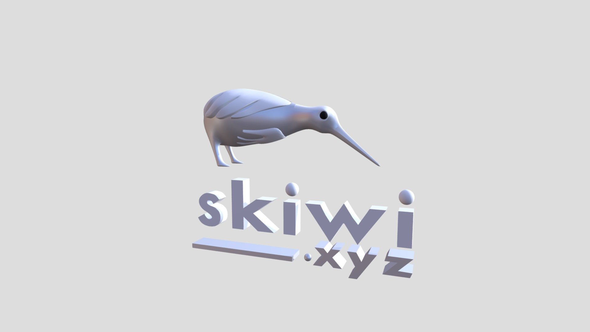 SKIWI.XYZ 3D Logo - 3D model by Skibbe [c57c2c1] - Sketchfab