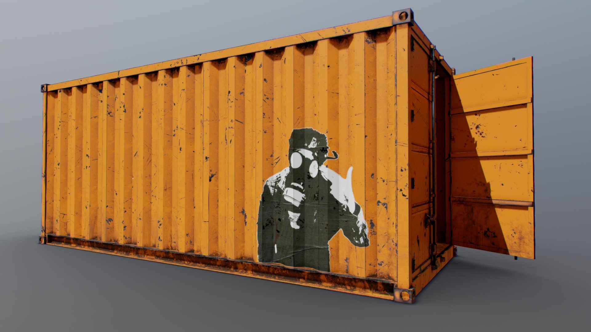 Industrial shipping container - 3D model by Yann Marzack (@yzack ...