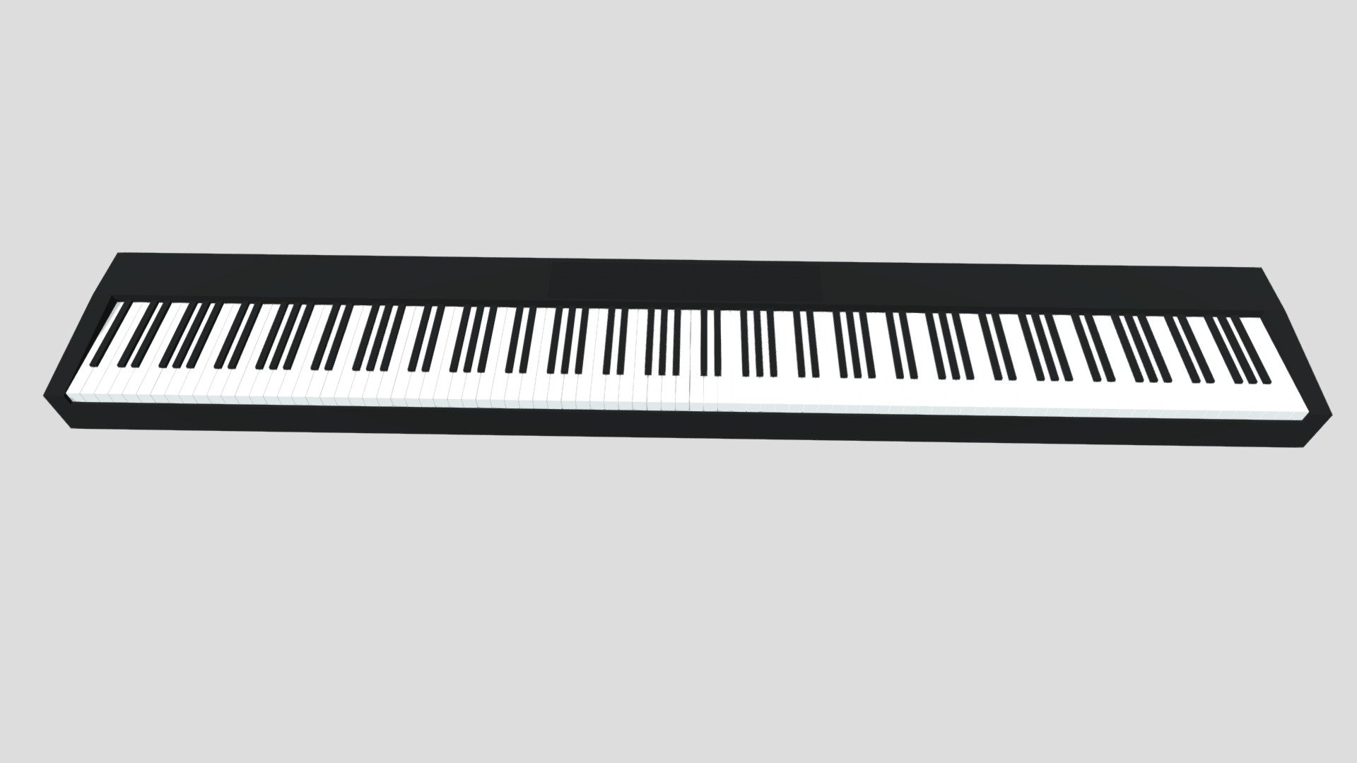 Piano Keyboard - 3D model by Jupz [c57cdc3] - Sketchfab