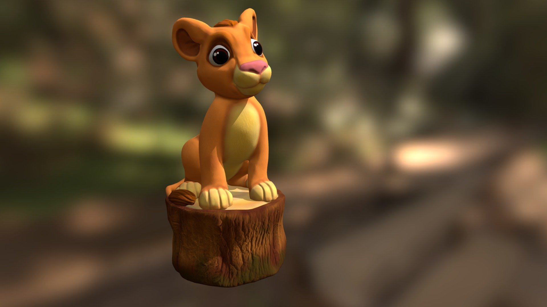 Simba Rei Leão - 3D model by chico_matos [c57e70e] - Sketchfab