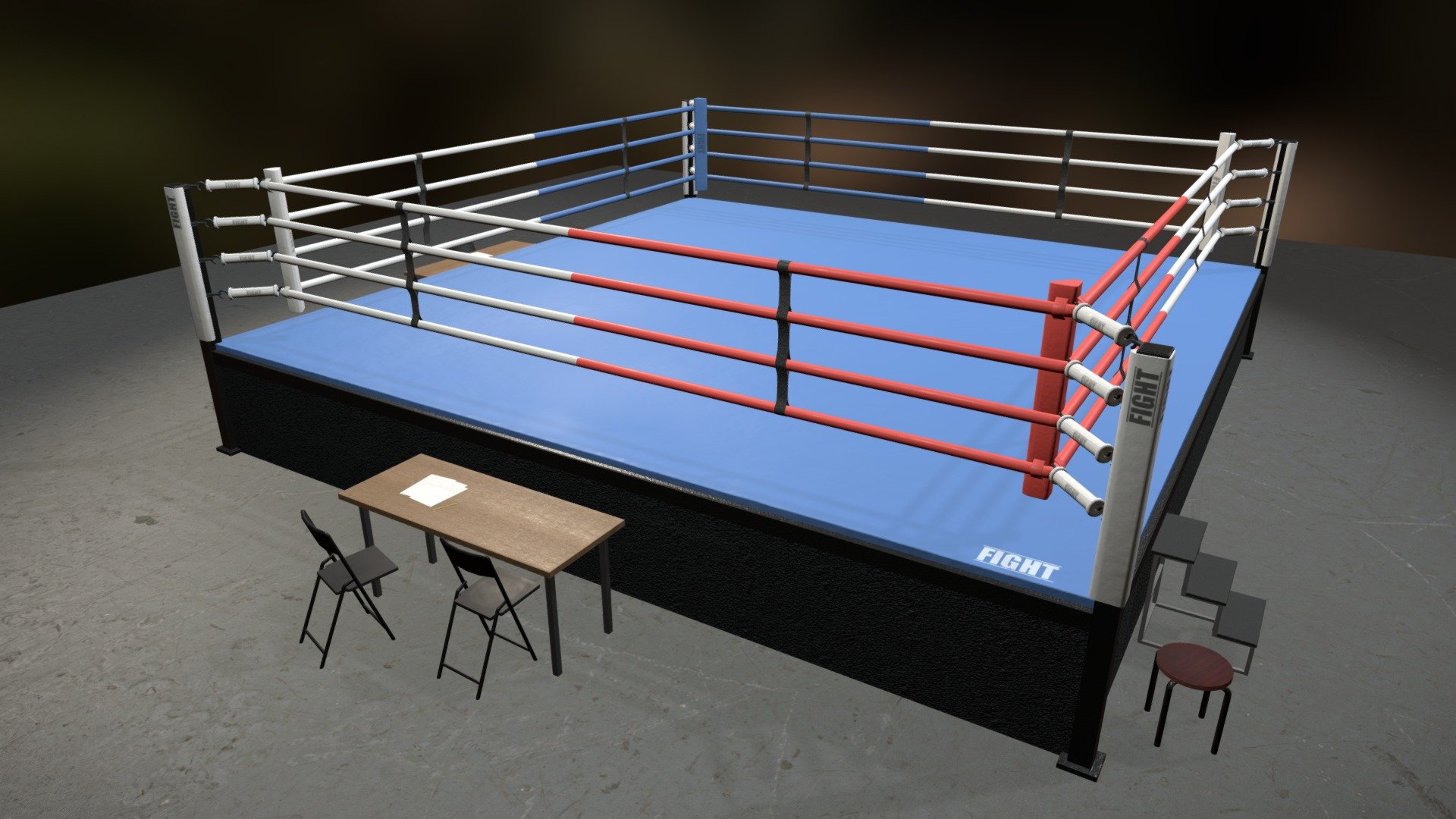 Boxing Ring Pack (PBR textures) - Buy Royalty Free 3D model by JG3D ...