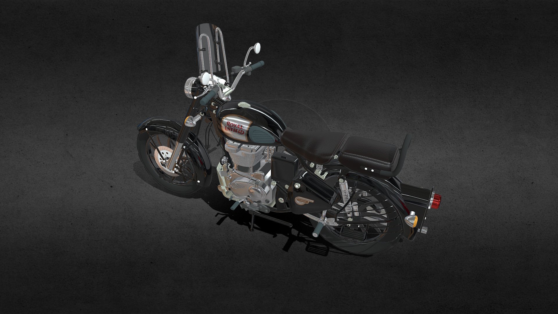 Royal Enfield Classic 350 - Buy Royalty Free 3D model by Vaidanshi ...