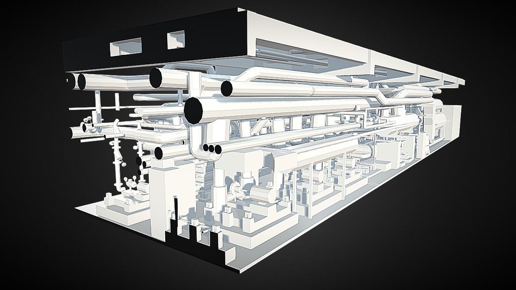 Skyscraper Mechanical Room - 3D model by Lanmar Services ...