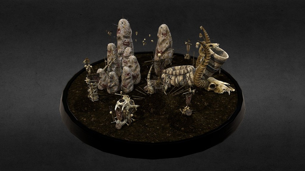 Beastmen Kitbash Example Set A Damaged A - 3D model by Andrew Phelan ...