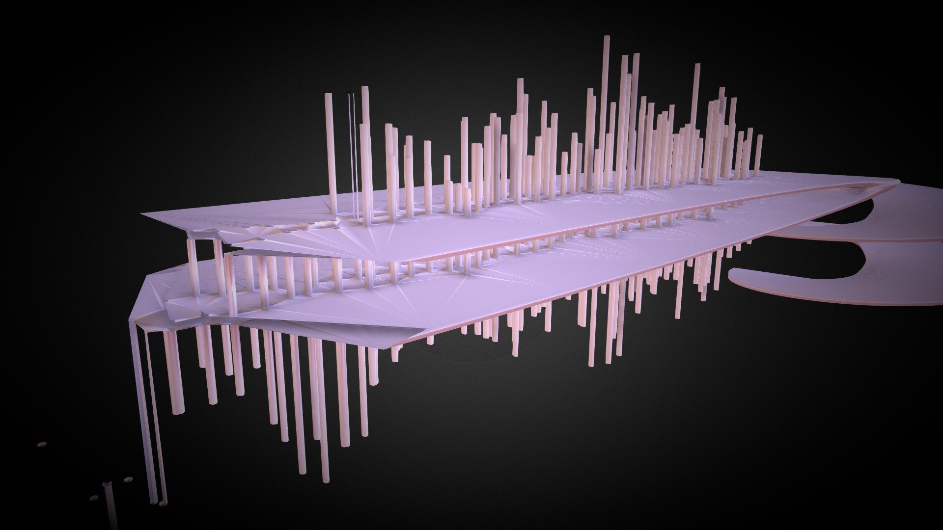 soundwave wall - 3D model by thefashionpanda [c585081] - Sketchfab