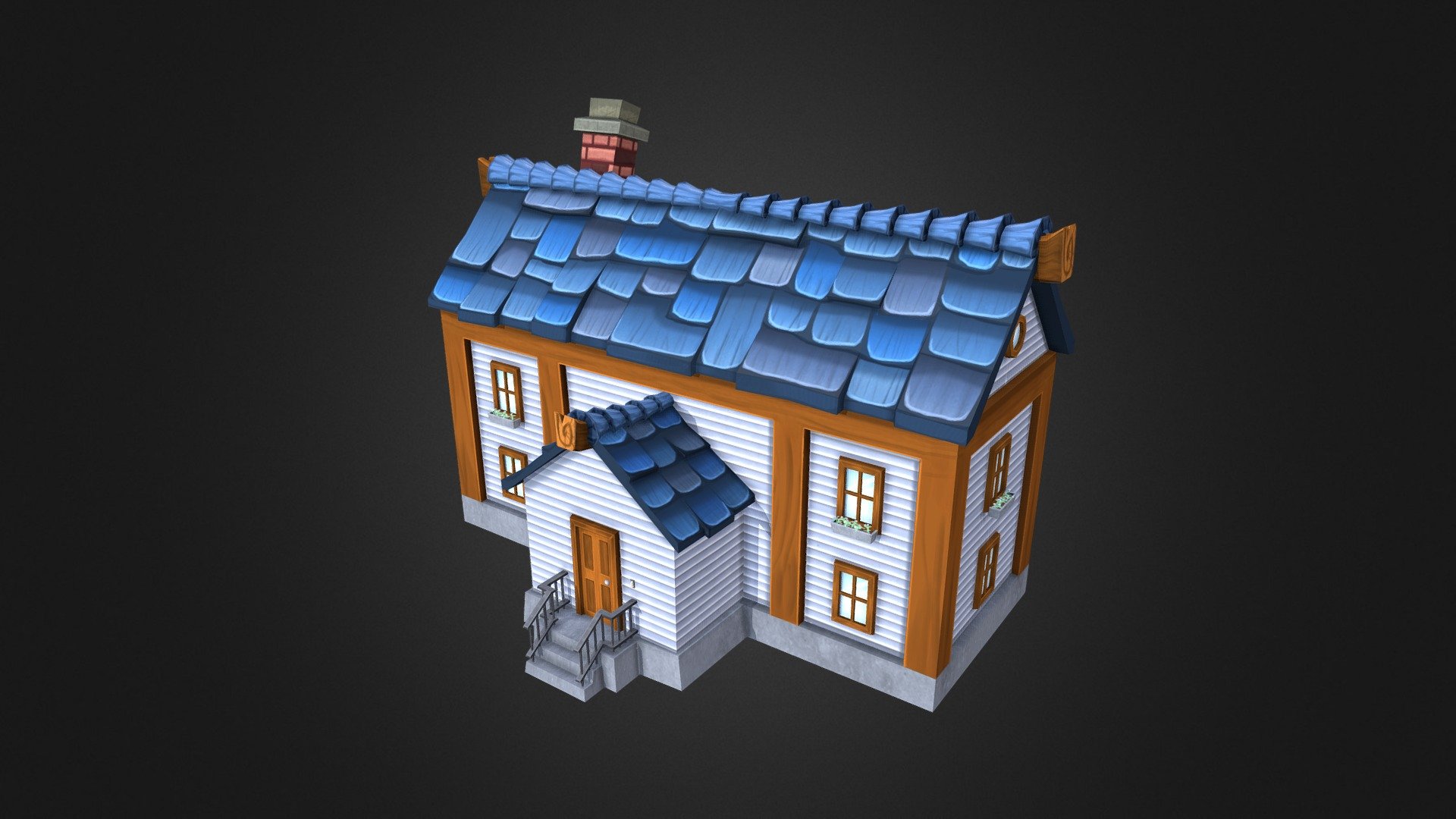 House#2 - 3D model by ScarlettEllis [c585fa2] - Sketchfab