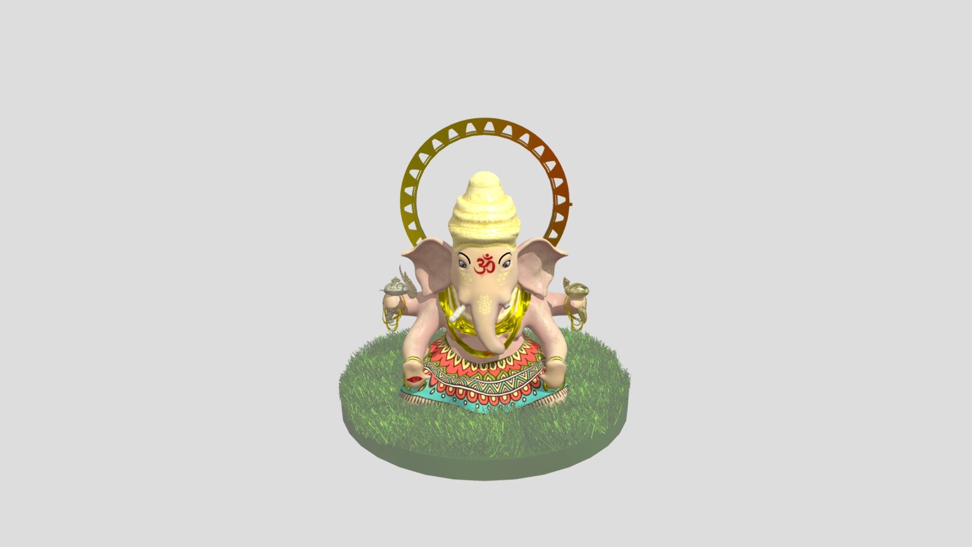 Lord Ganesha - 3D model by Mauro3DesignersAFRO [c58a5f0] - Sketchfab