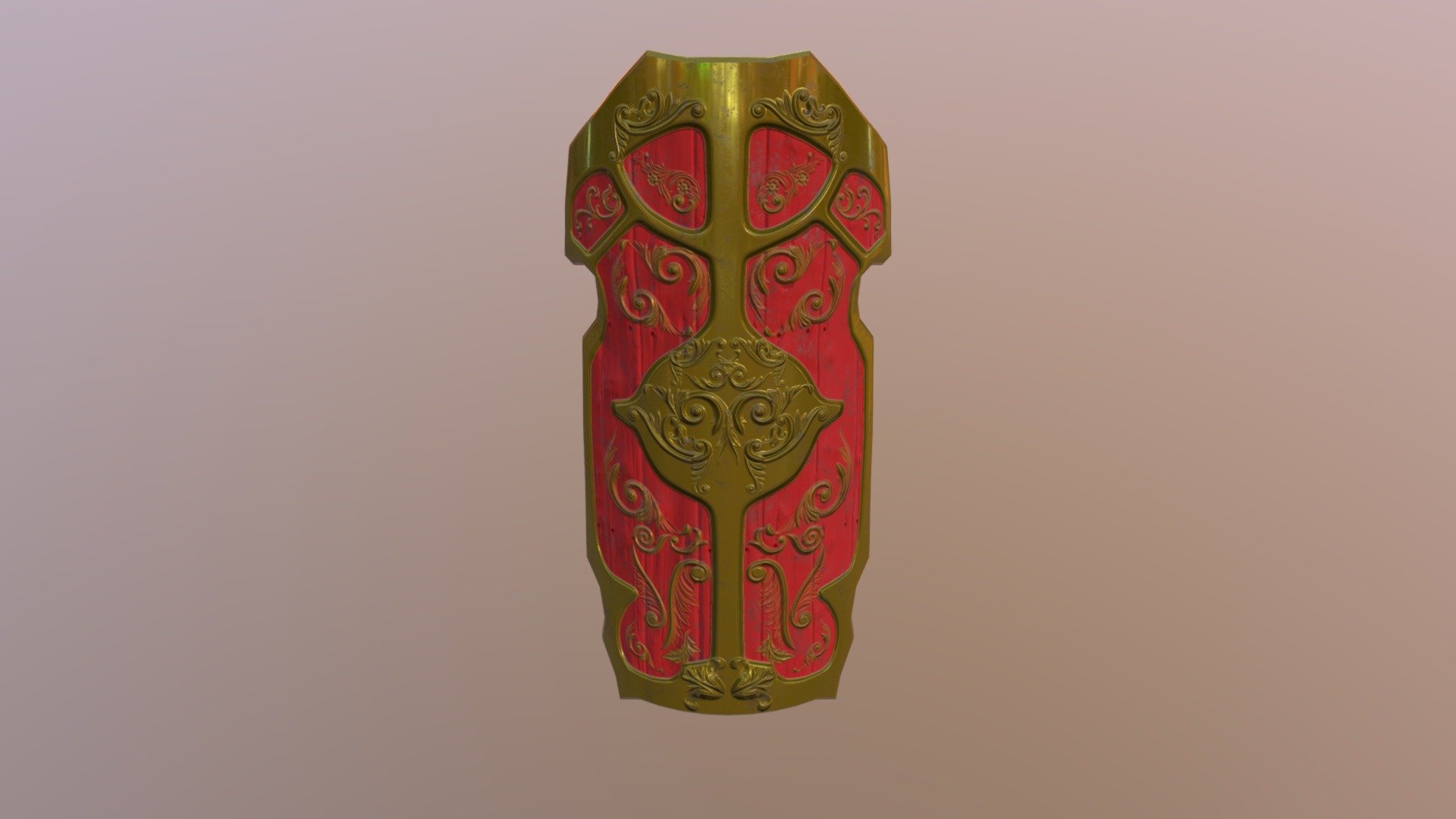 Big Thicc shield - 3D model by dafyddowensgamedesign [c58e91a] - Sketchfab