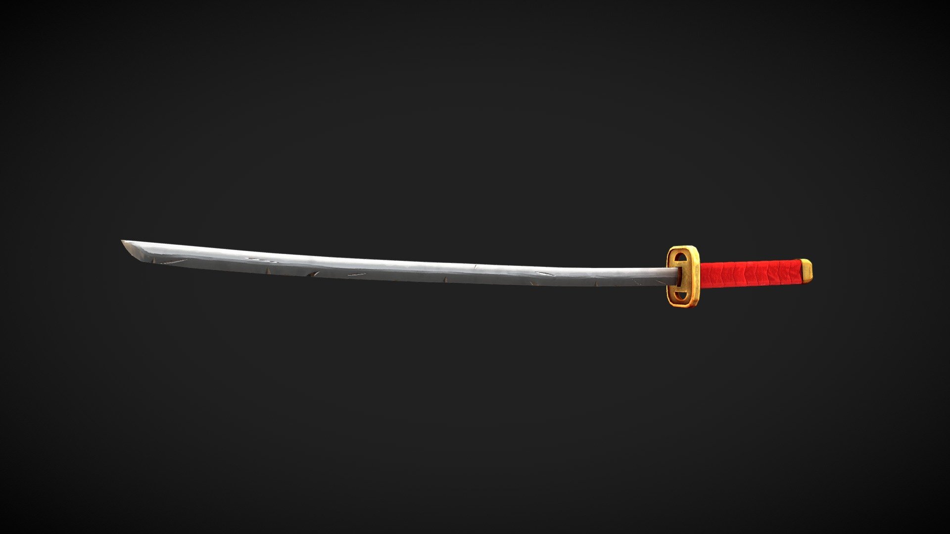 Yuta Katana - 3D model by notsinku [c58f599] - Sketchfab