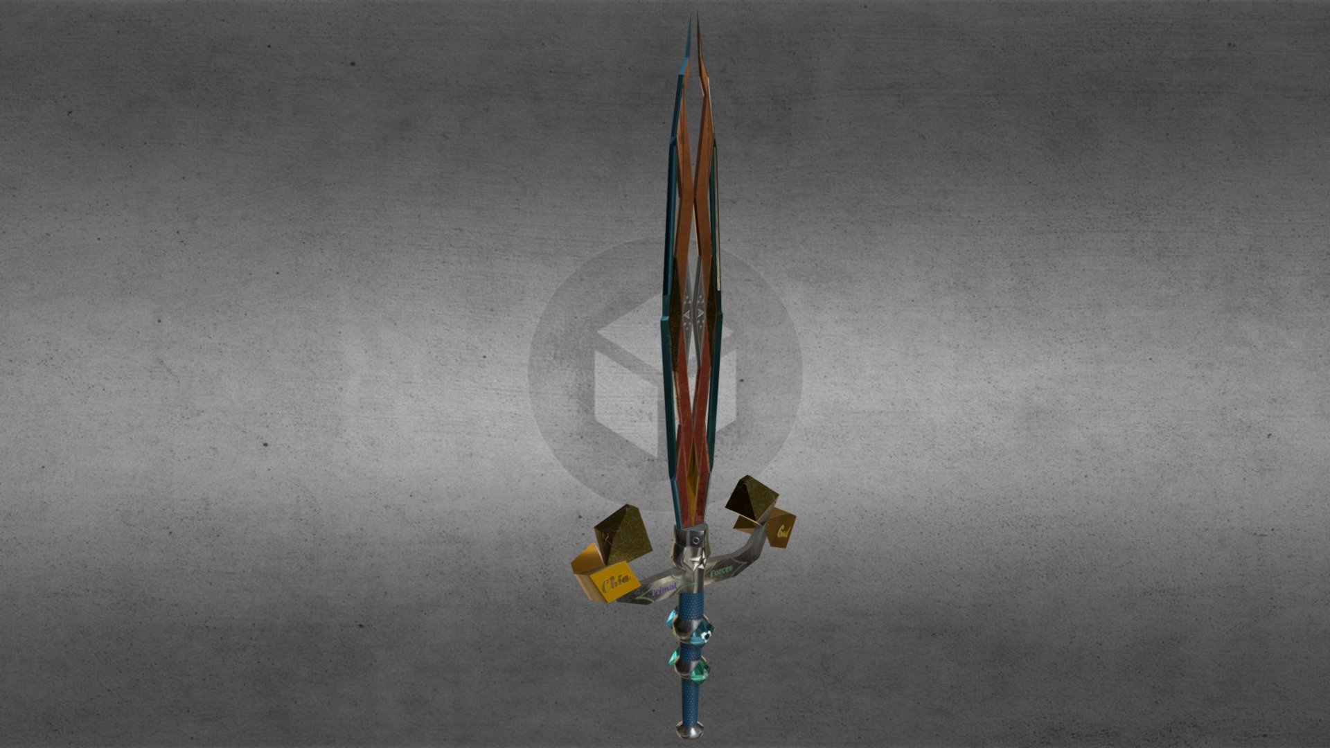 Legendary Sword by Primal Forces - Download Free 3D model by tavoxel ...