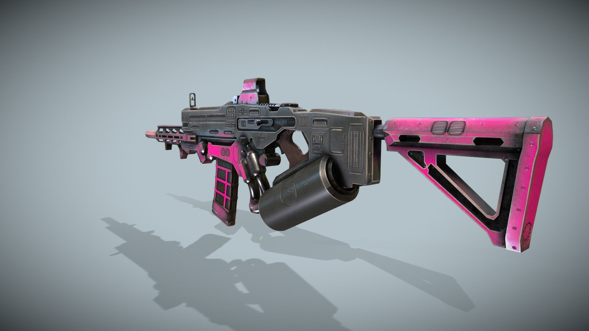 Assault Rifle - Buy Royalty Free 3D model by SnowyTrain [c5905f2 ...