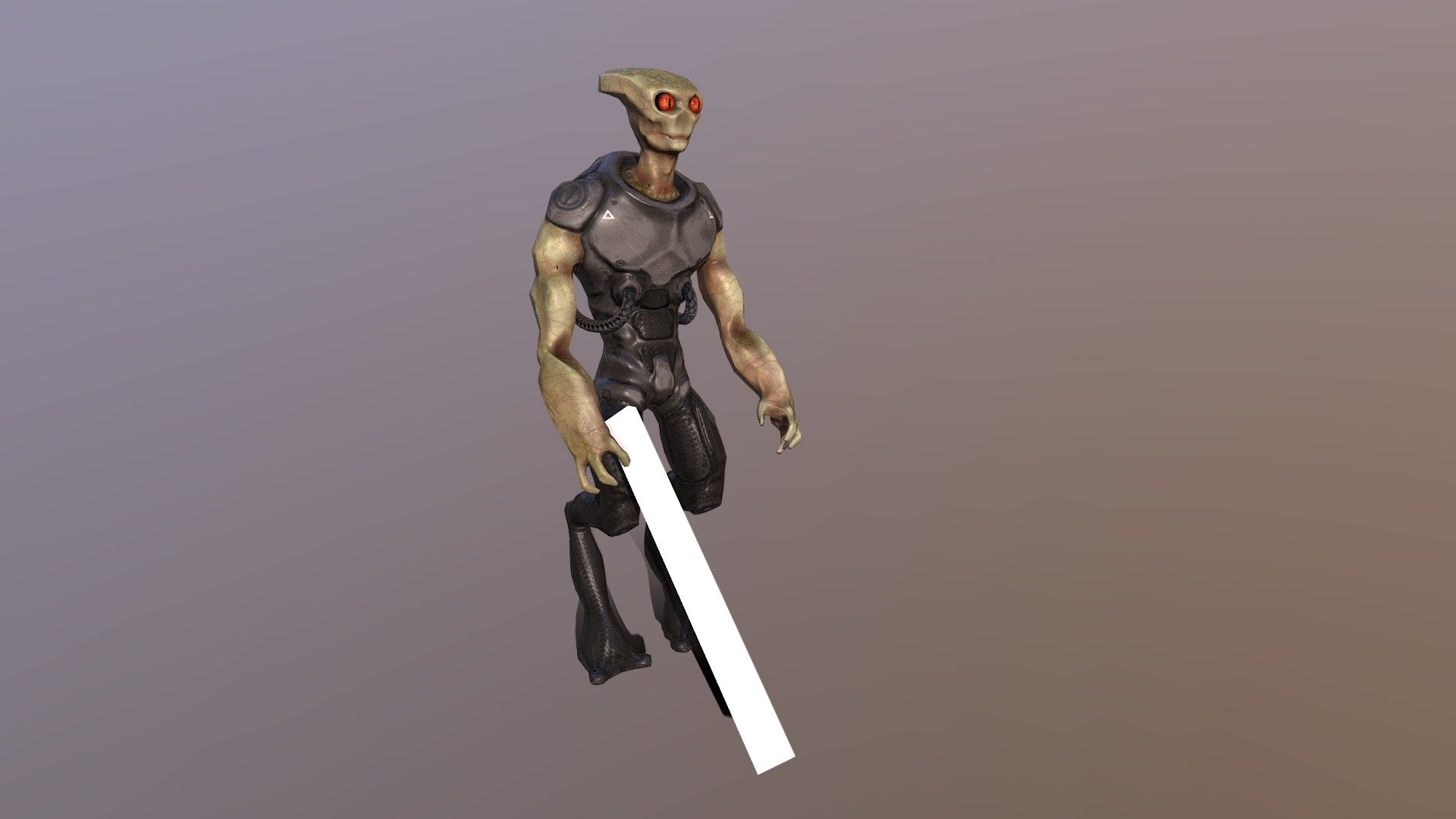 Low poly Alien character rigged - Download Free 3D model by creosine ...