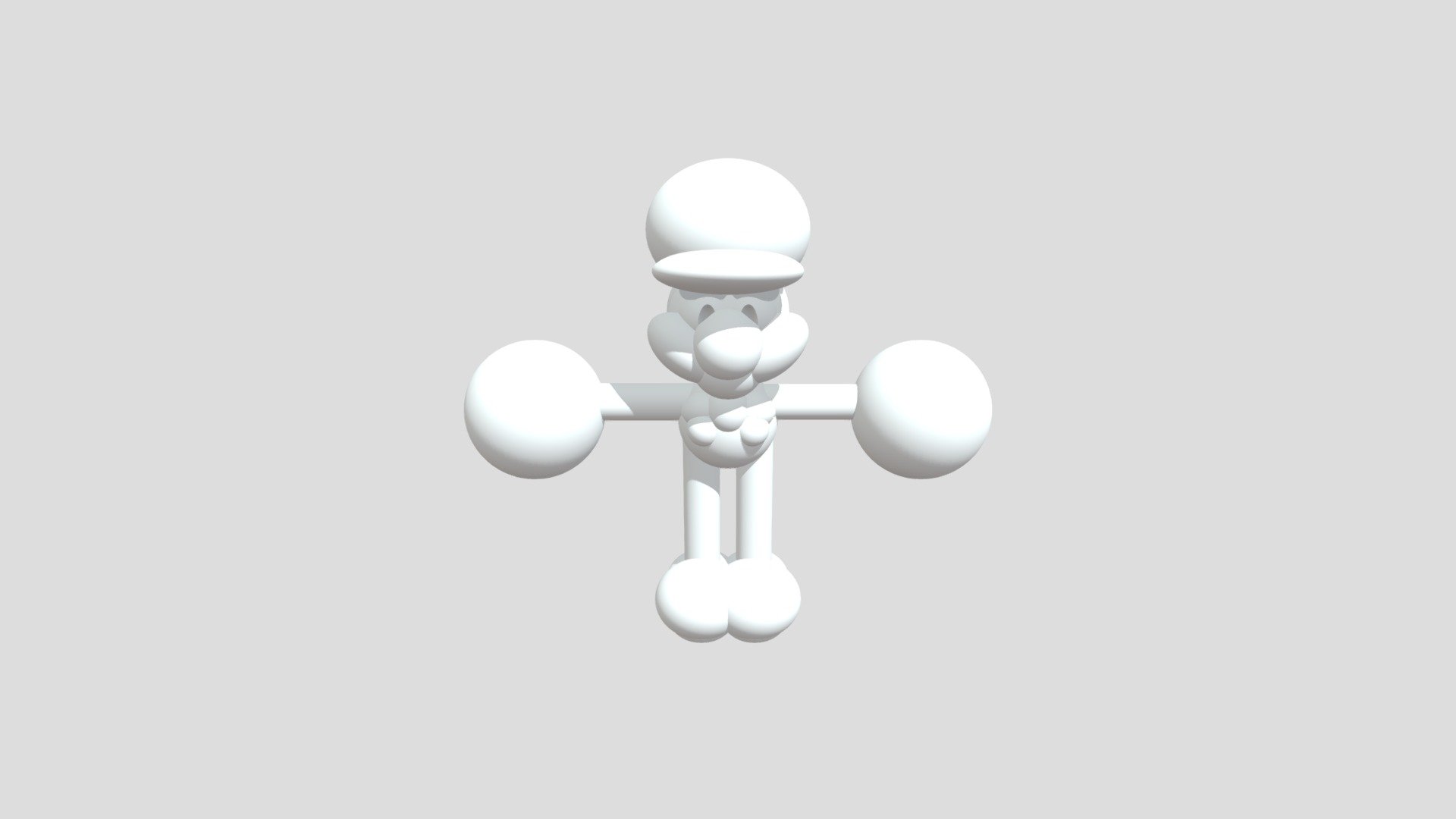 Simple Mario model - 3D model by s5104822 [c5939d9] - Sketchfab