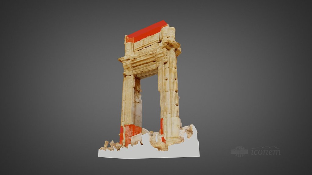 Porte de Bêl - Palmyra (Syria) - 3D model by Iconem [c59481e] - Sketchfab